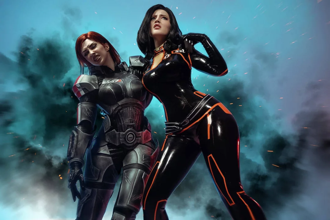 Косплей Jane Shepard и Miranda Lawson из Mass Effect от Lady Melamori и ...